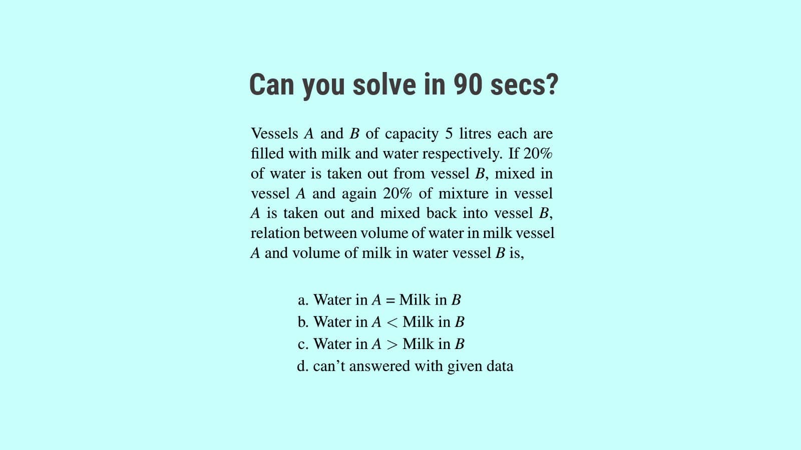 Ratio And Percentage Questions SSC CGl Set 25 Suresolv Ratio And Percentage Questions SSC CGl Set 25 Suresolv