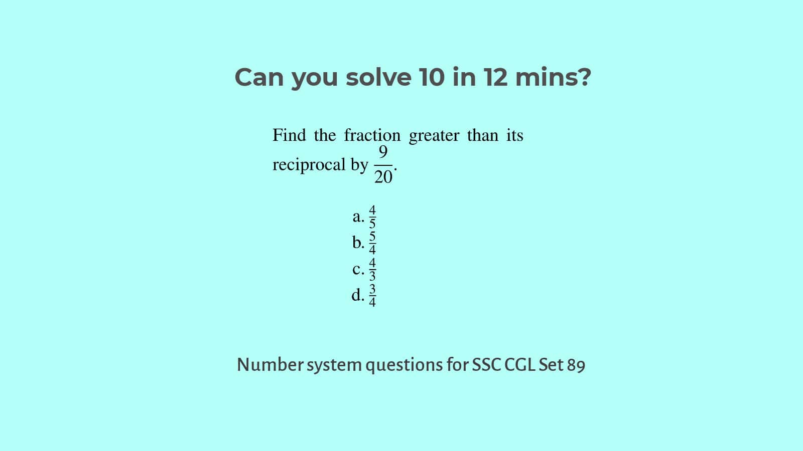 Number System Questions With Answers SSC CGL Set 89 Suresolv Number System Questions With Answers SSC CGL Set 89 Suresolv