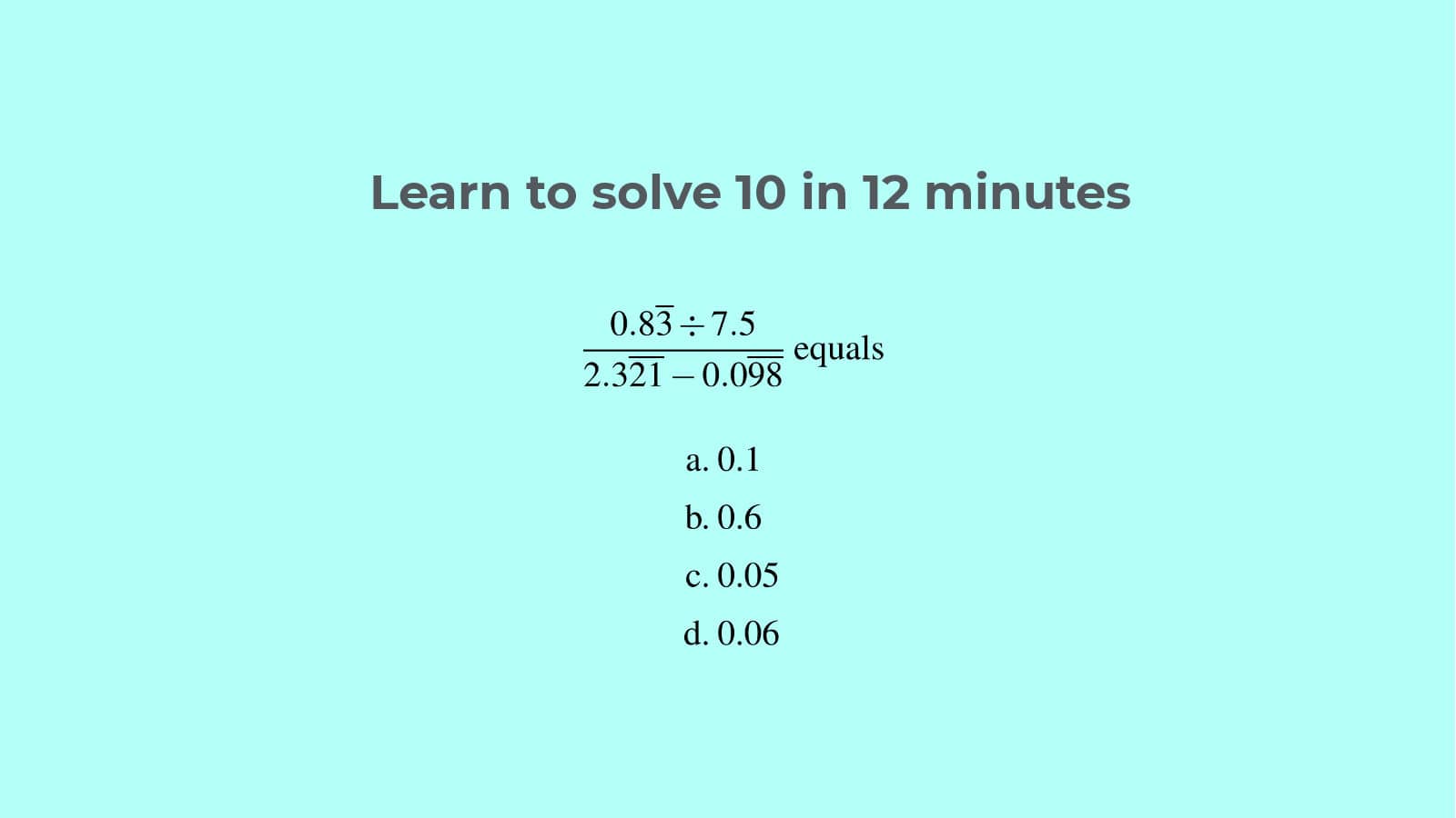SSC CGL Quantitative Aptitude Decimals Fraction Surds Solution 17